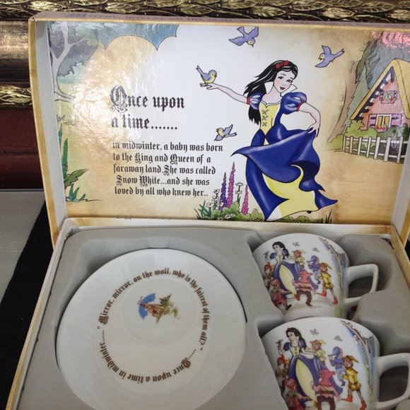 Toys | Adorable Snow White 65oz Frothy Expresso Cup Saucier Set | Poshmark